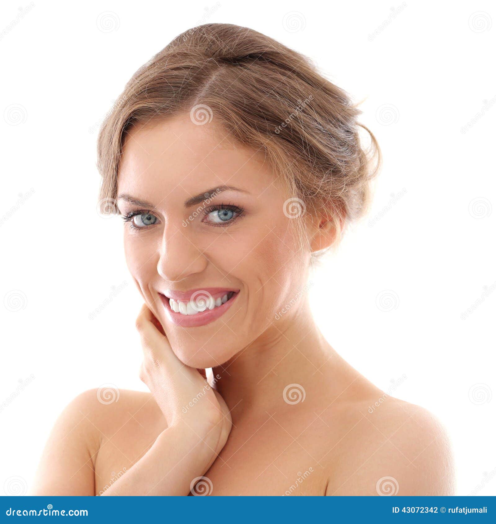 Belle Fille Avec Le Visage Mignon Photo stock - Image du heureux ...