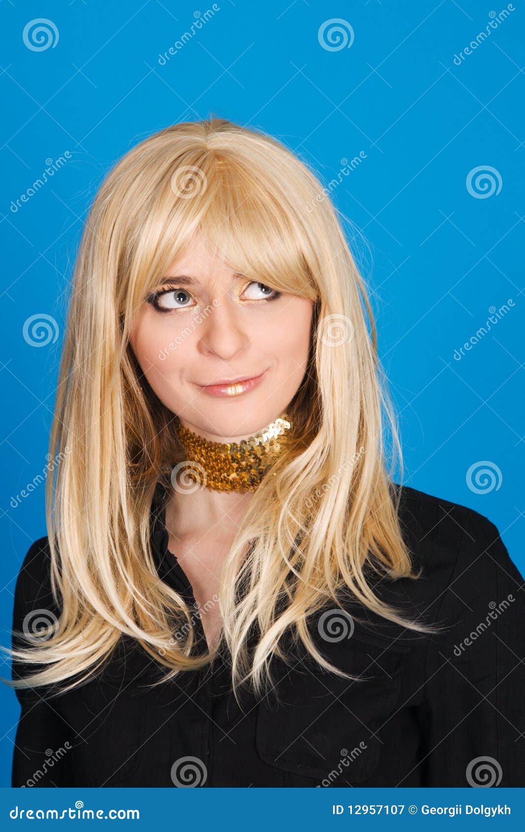 Belle Fille Blonde Image Stock Image Du Assez Soin 12957107