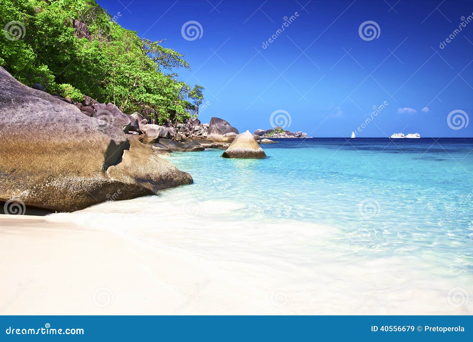 Belle Isole Di Similan, Tailandia Immagine Stock - Immagine di ...