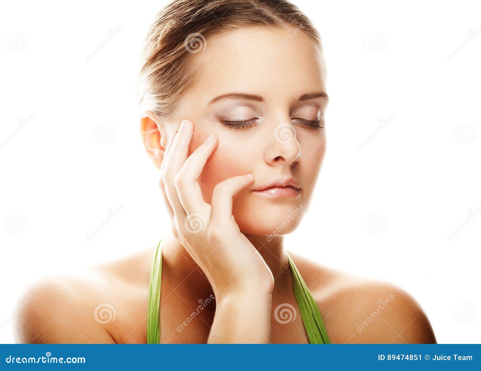 Belle Jeune Fille Avec La Peau Propre Image Stock Image Du Fuselage