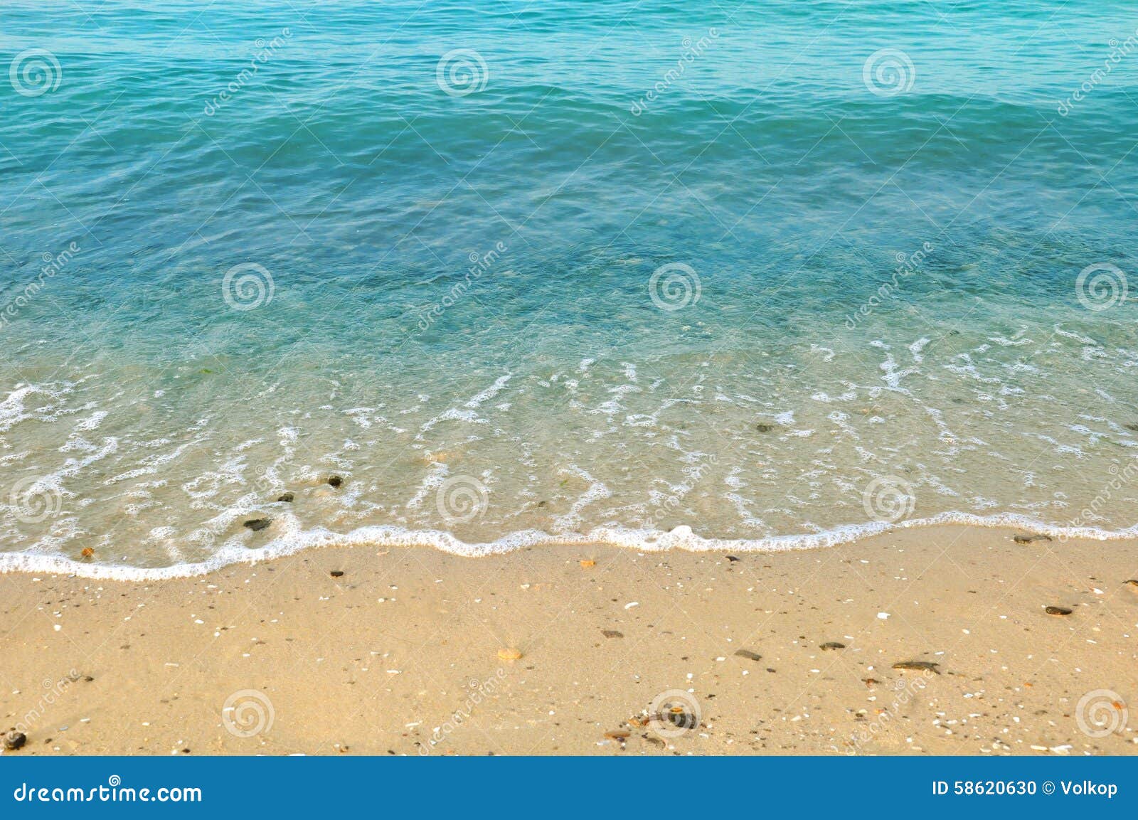 Belle Plage Blanche De Sable Et Mer Tropicale De Bleu De Turquoise ...