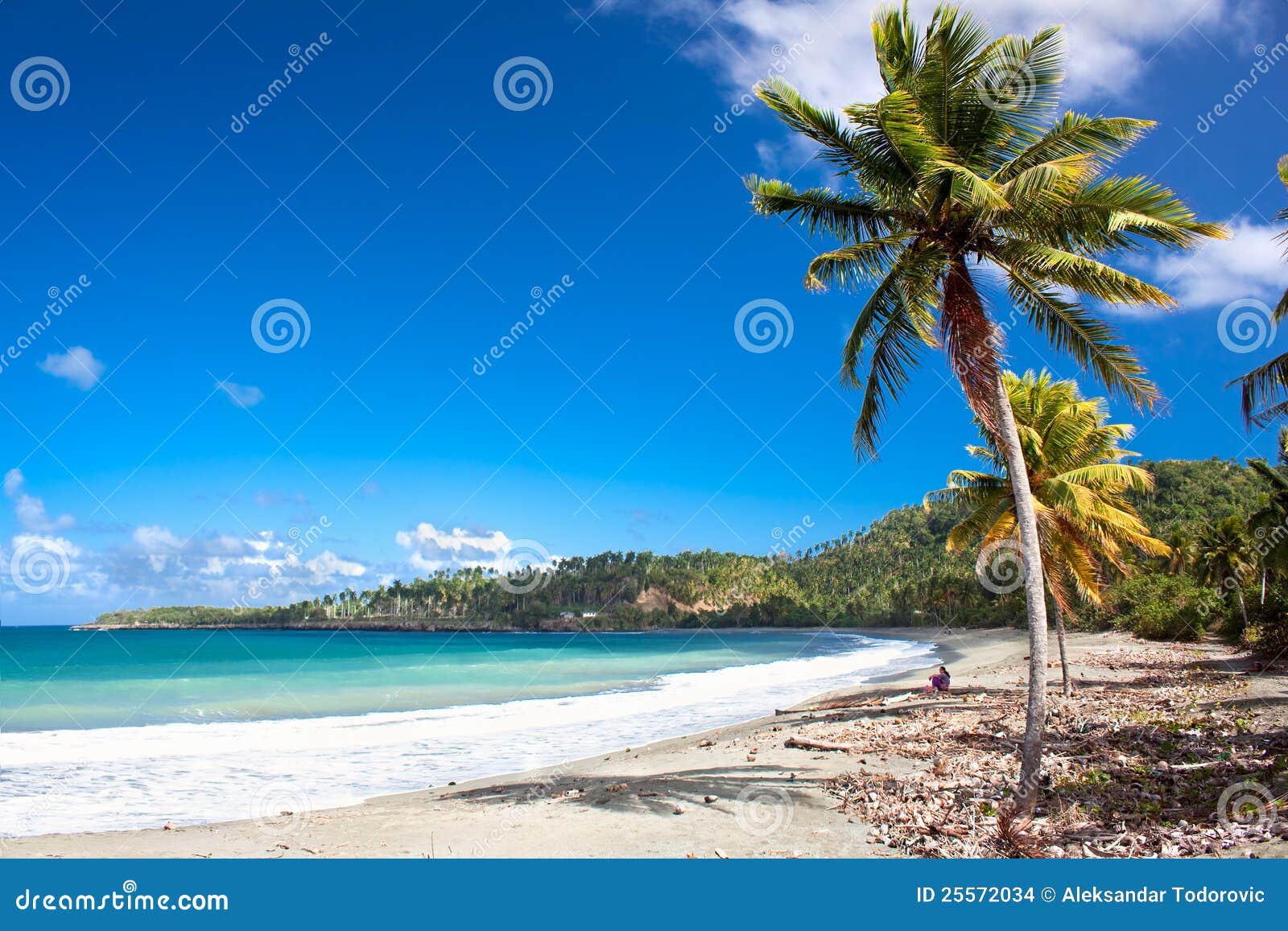Belle Plage Tropicale Dans Baracoa, Cuba Photo stock - Image du ...