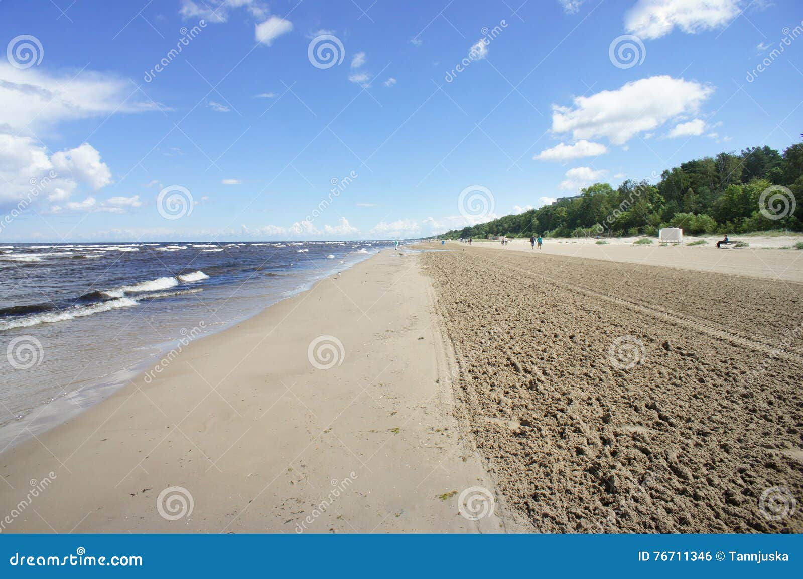 Belles Plages De Mer Baltique Photo stock - Image du lettonie, europe ...