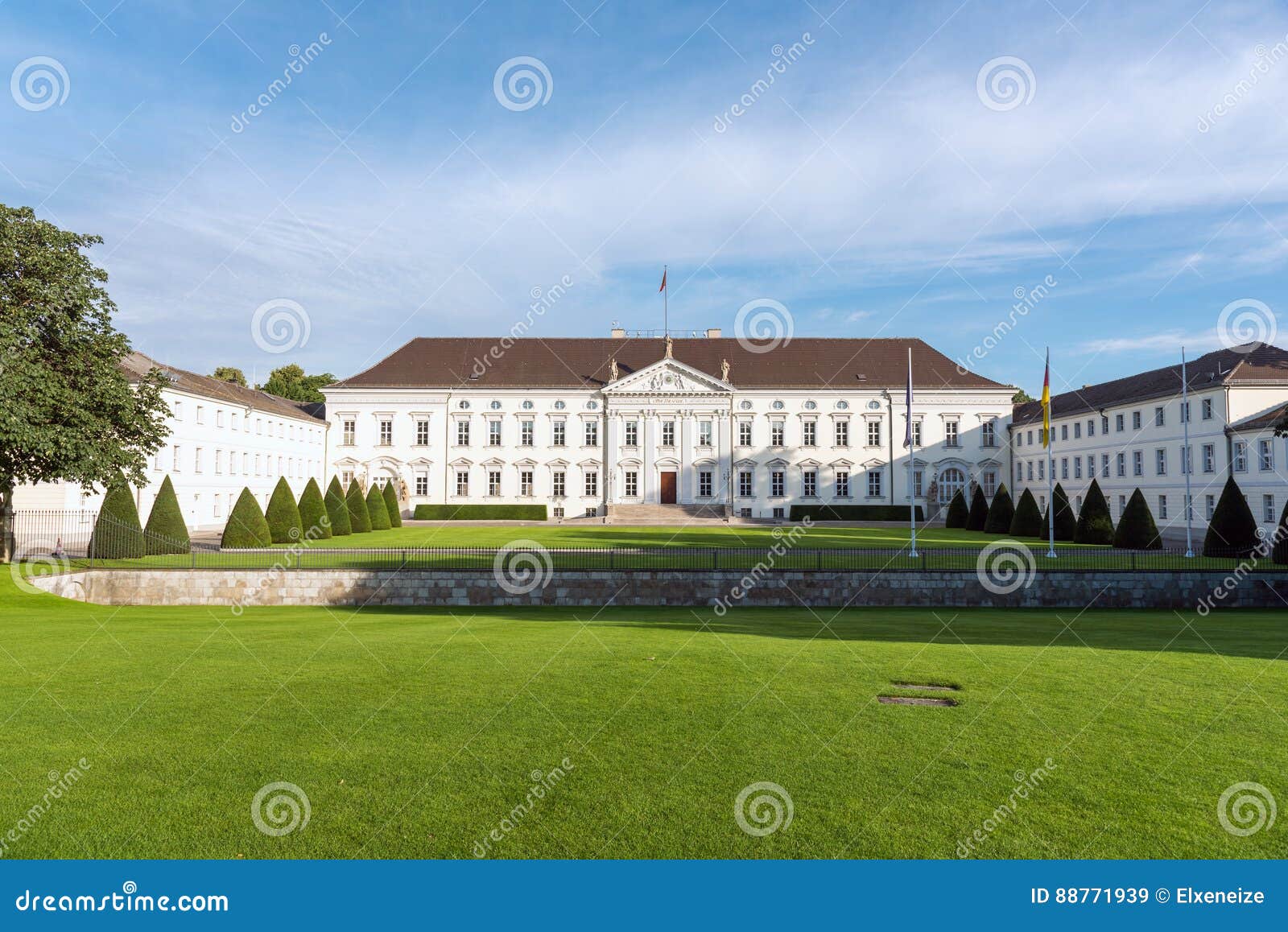 The Bellevue Castle in Berlin Editorial Stock Image - Image of landmark ...