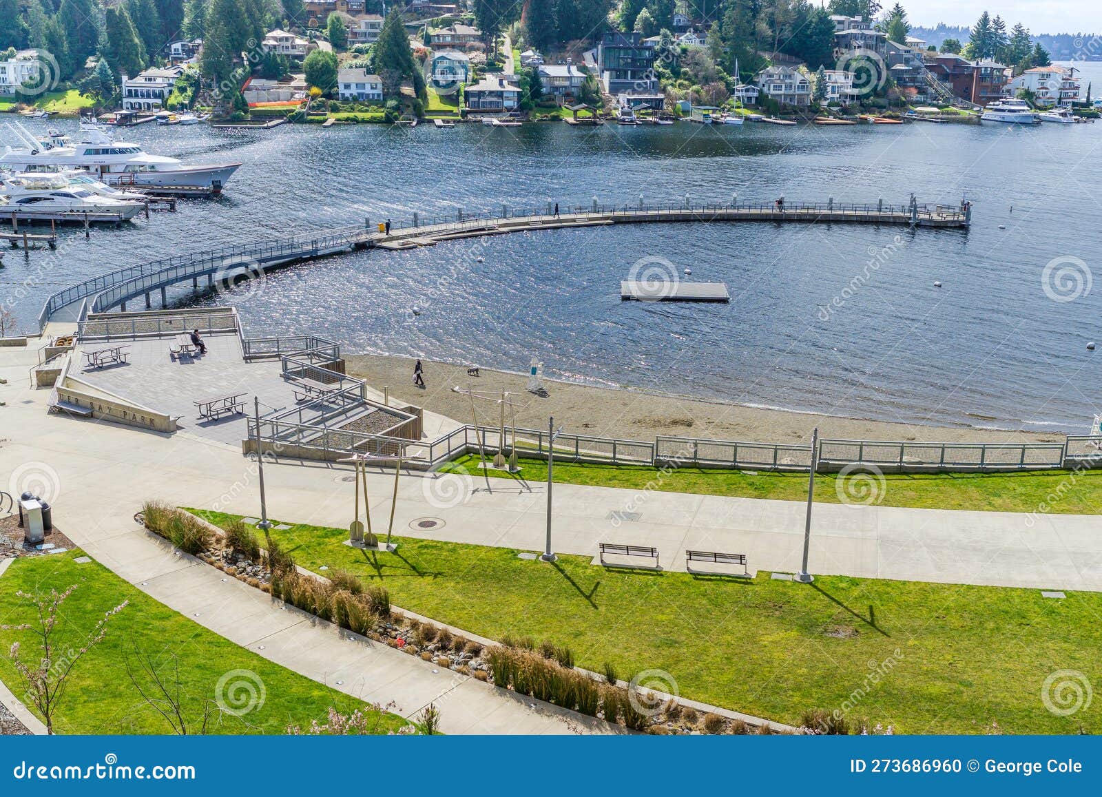Bellevue Waterfront Pier 5 stock photo. Image of waterfront - 273686960