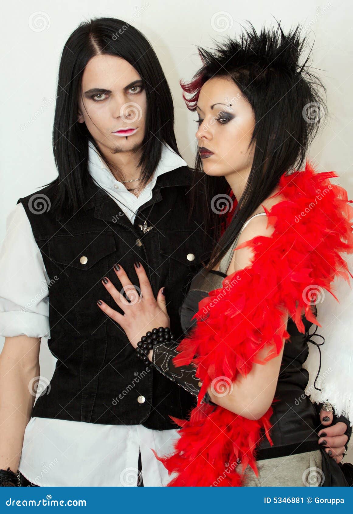 Belleza De La Manera De Gothik Imagen de archivo - Imagen de hermoso ...