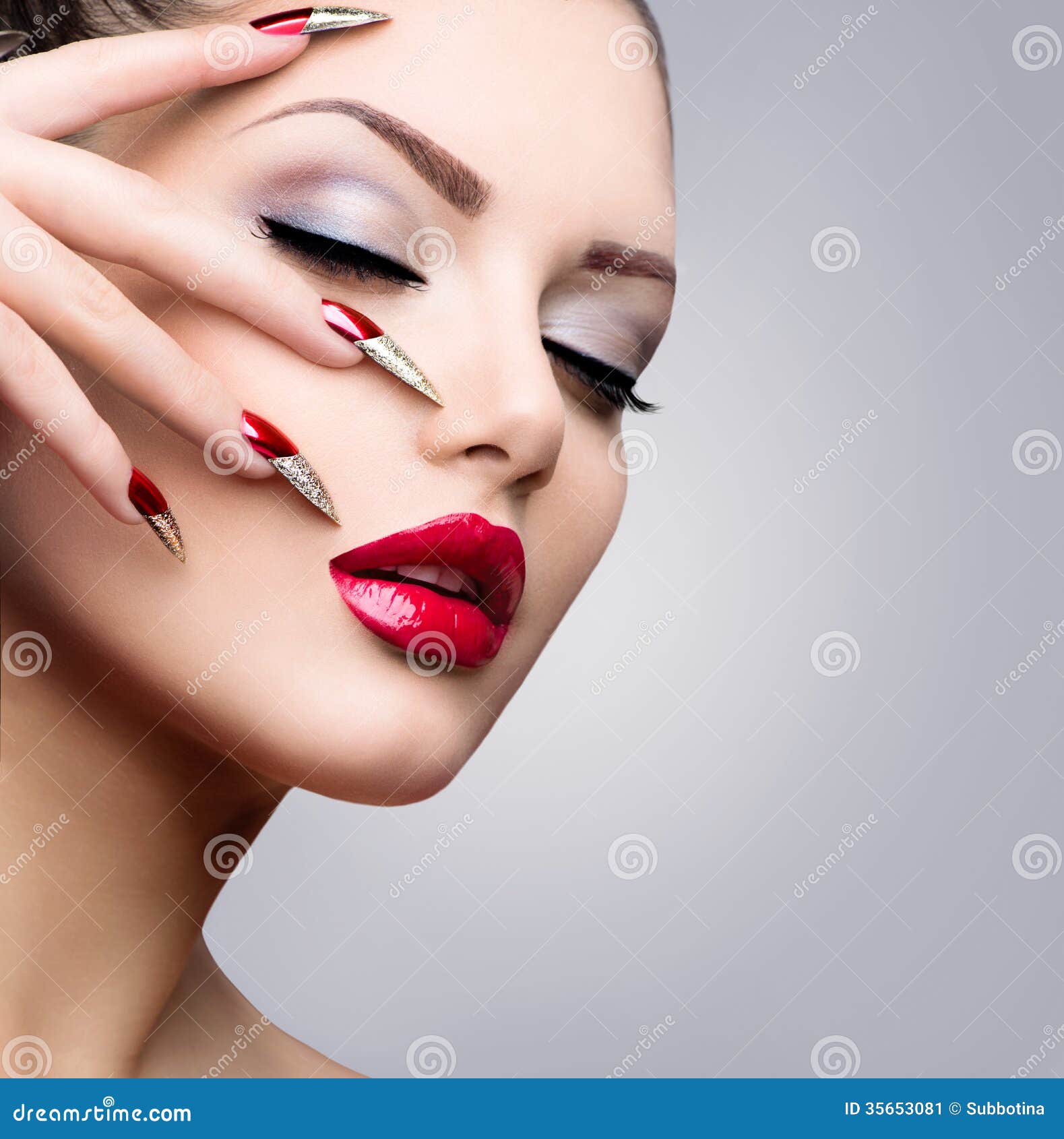 Belleza Girl modelo imagen de archivo. Imagen de lustre - 35653081