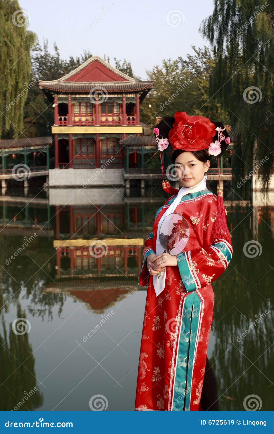 Bellezza classica in Cina. immagine stock. Immagine di cinese - 6725619