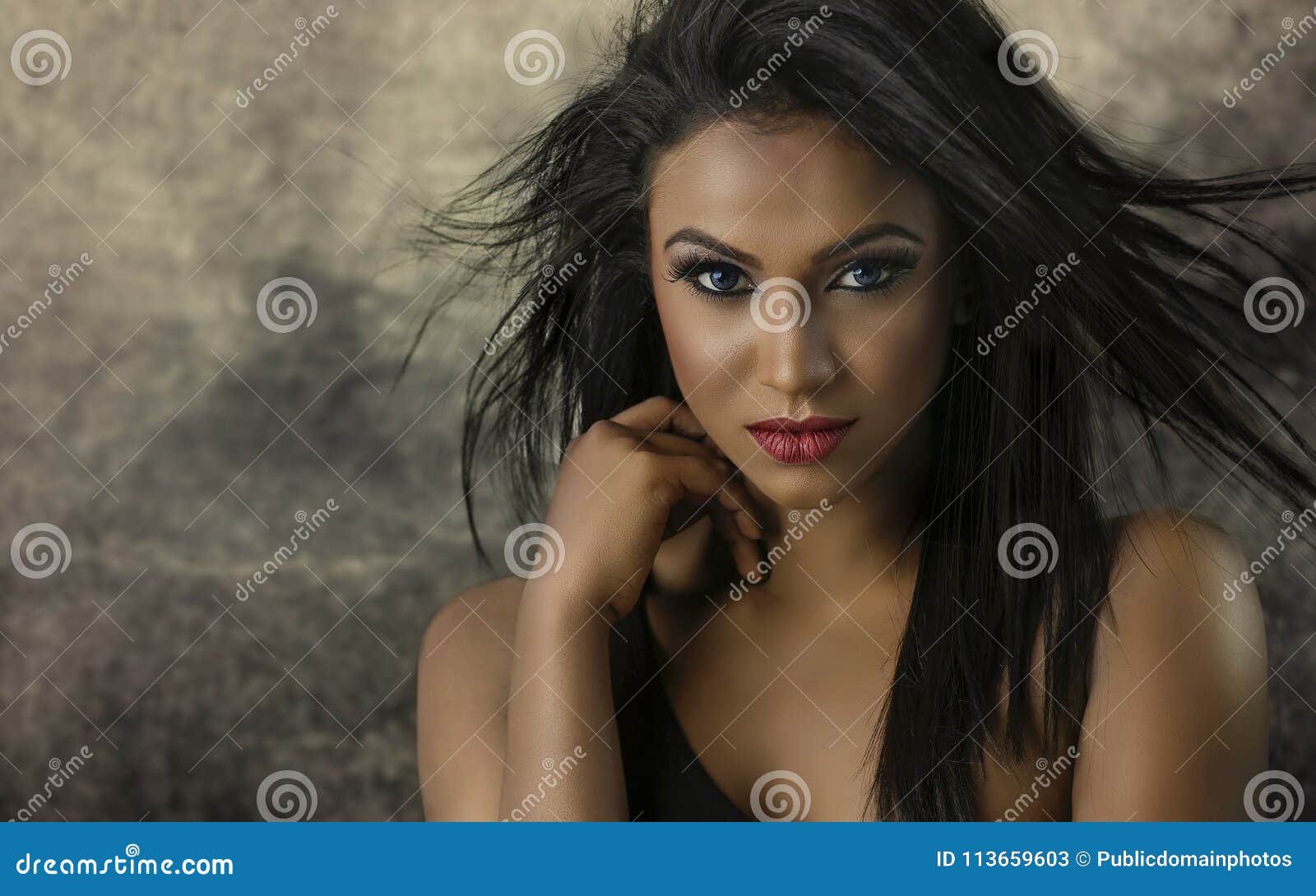 Bellezza, Colore Dei Capelli Umani, Modello, Signora Immagine. Immagine ...