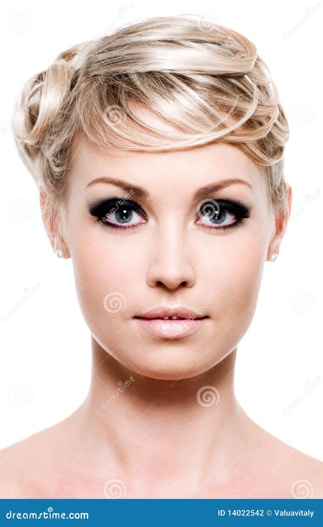 Bellezza Del Fronte Della Donna Fotografia Stock - Immagine di fronte ...