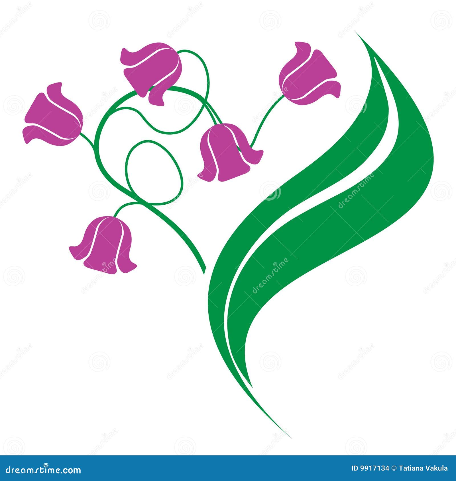 Bellflower stock illustration. Image of symbol, flower - 9917134