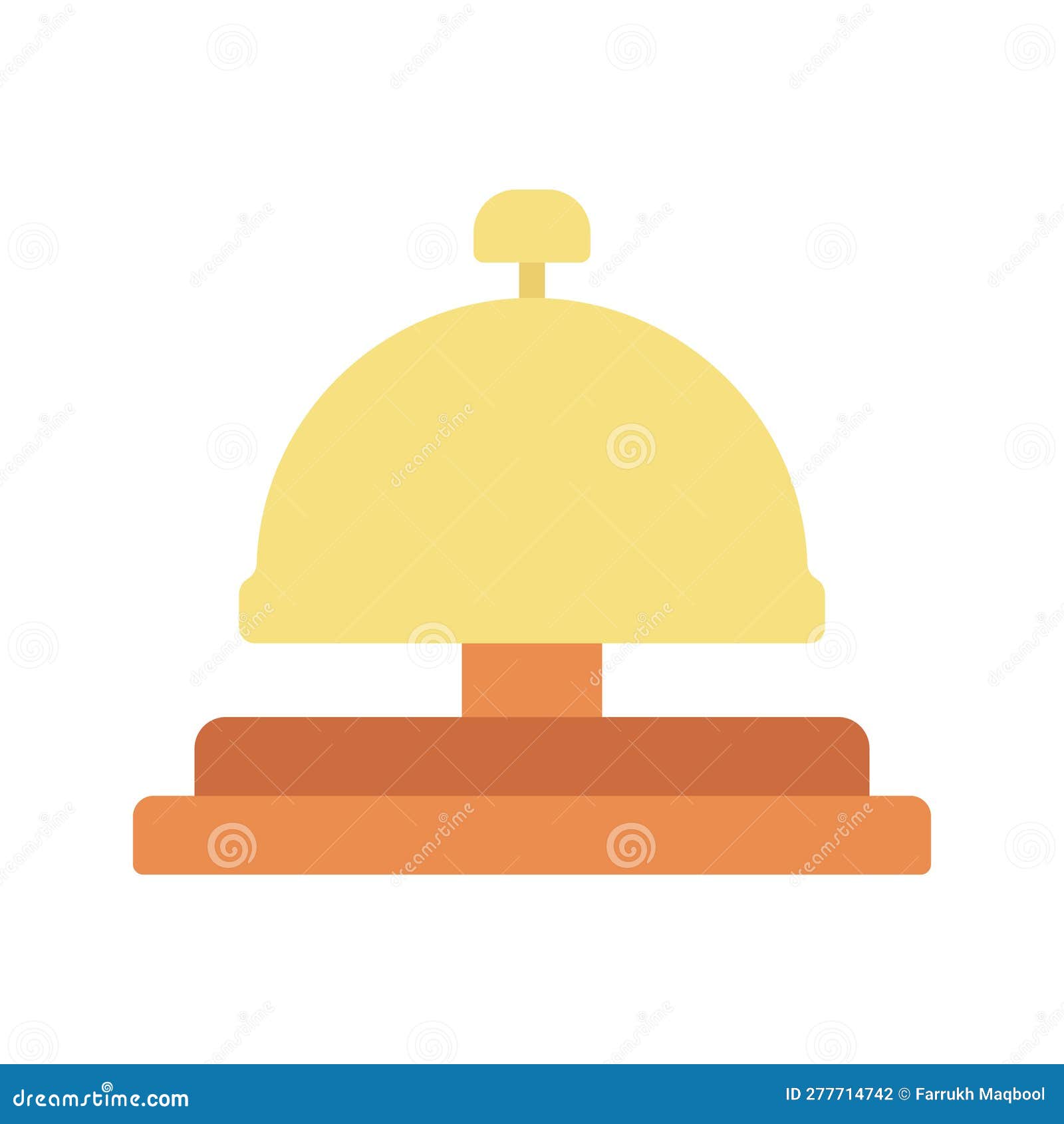 Bellhop Bell Icon Vector Image. Stock Vector - Illustration of design ...