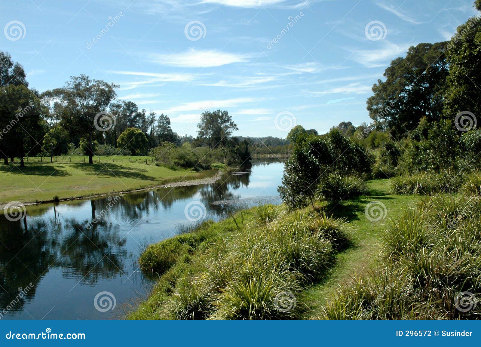 Bellinger River stock photo. Image of landscape, winding - 296572