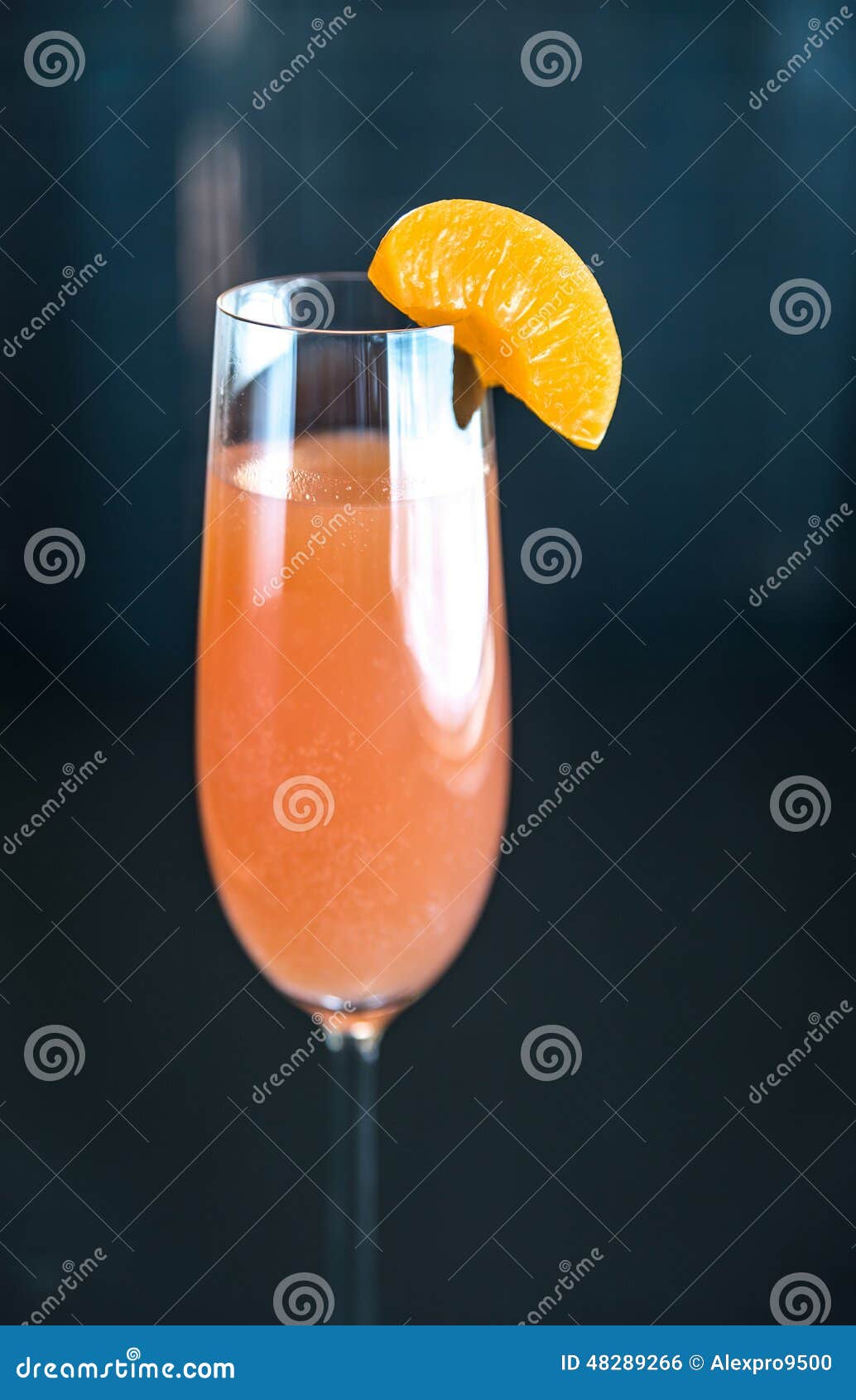 Bellini cocktail stock photo. Image of closeup, crushed - 48289266