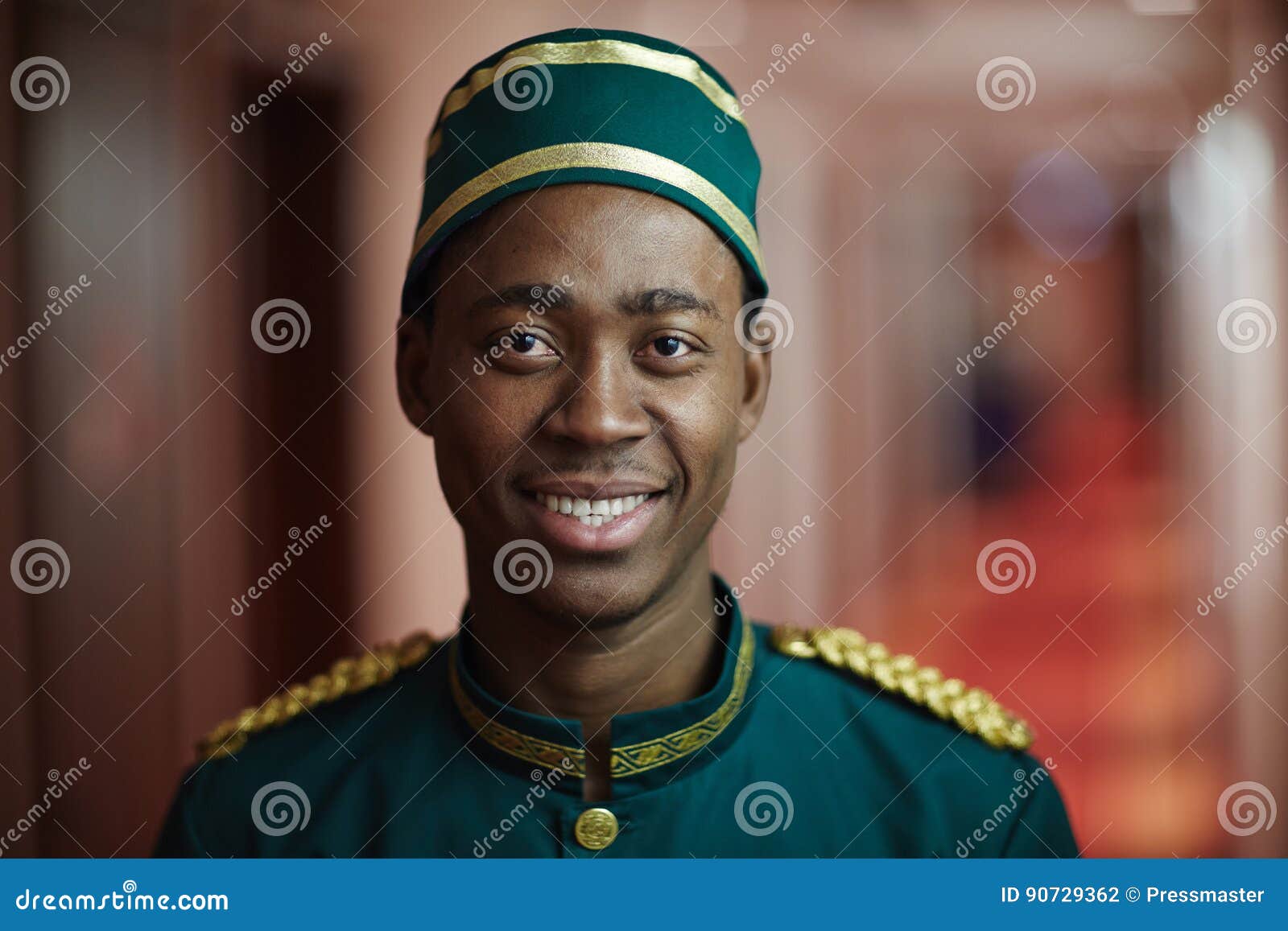 Bellman stock photo. Image of service, porter, uniform - 90729362