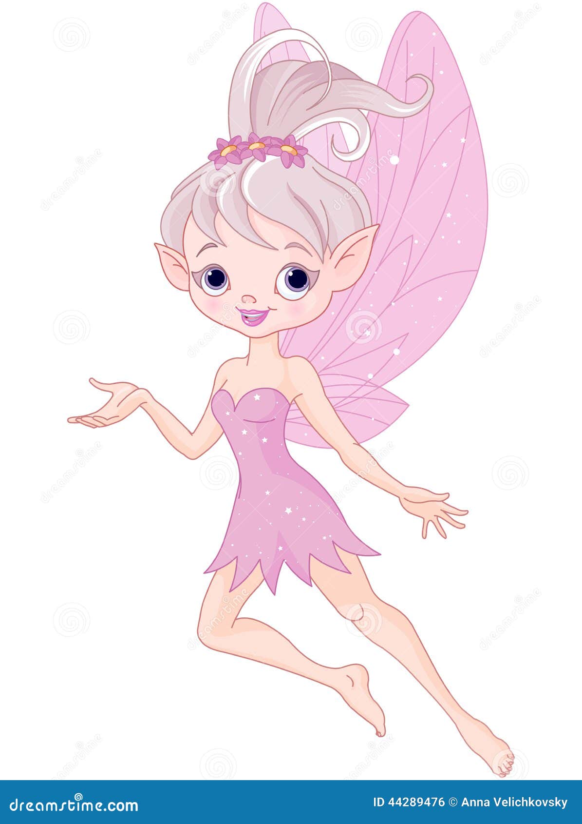 Bello fatato del folletto illustrazione vettoriale. Illustrazione di ...