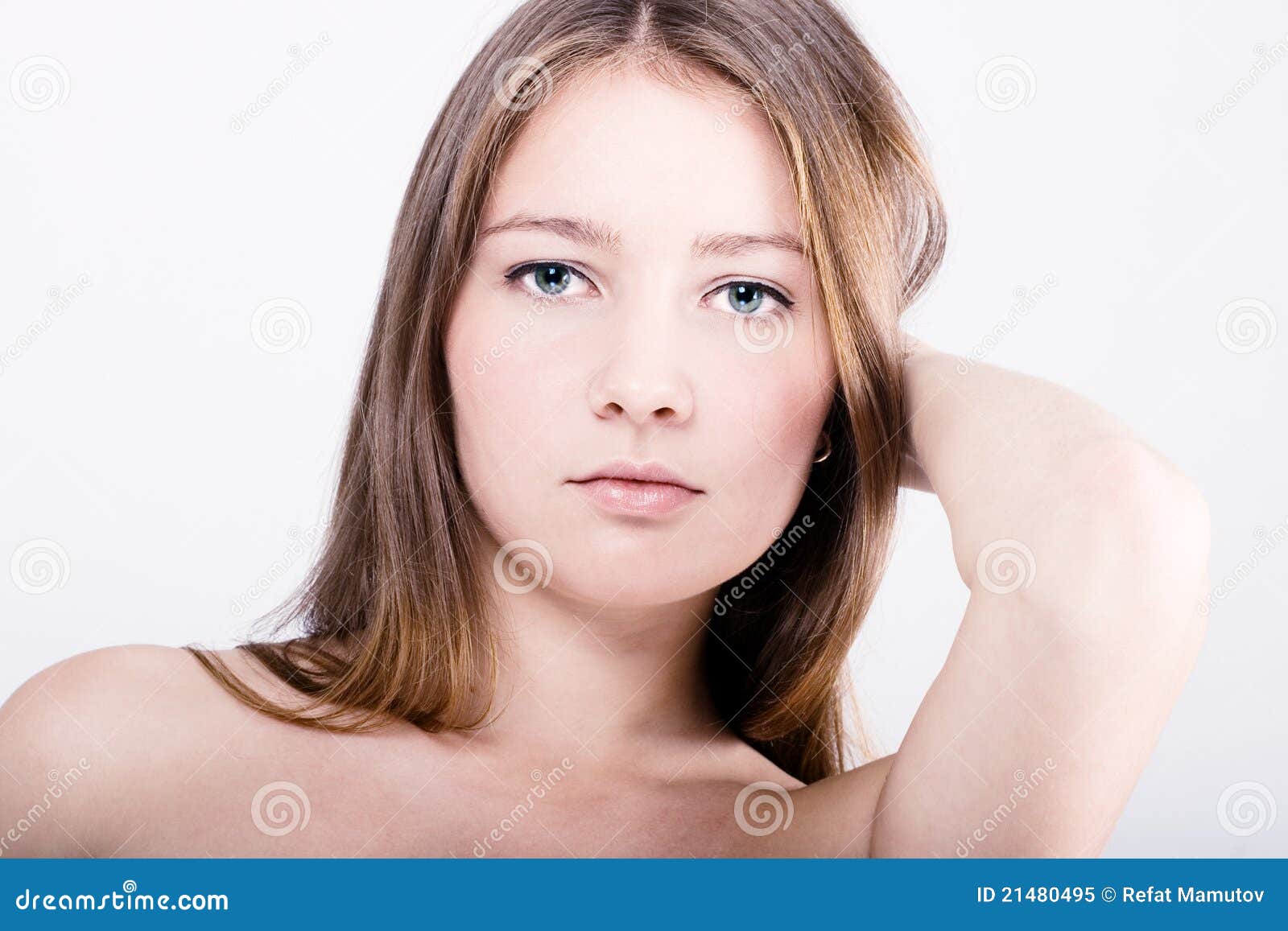 Bello Fronte Della Ragazza. Immagine Stock - Immagine di emozioni ...