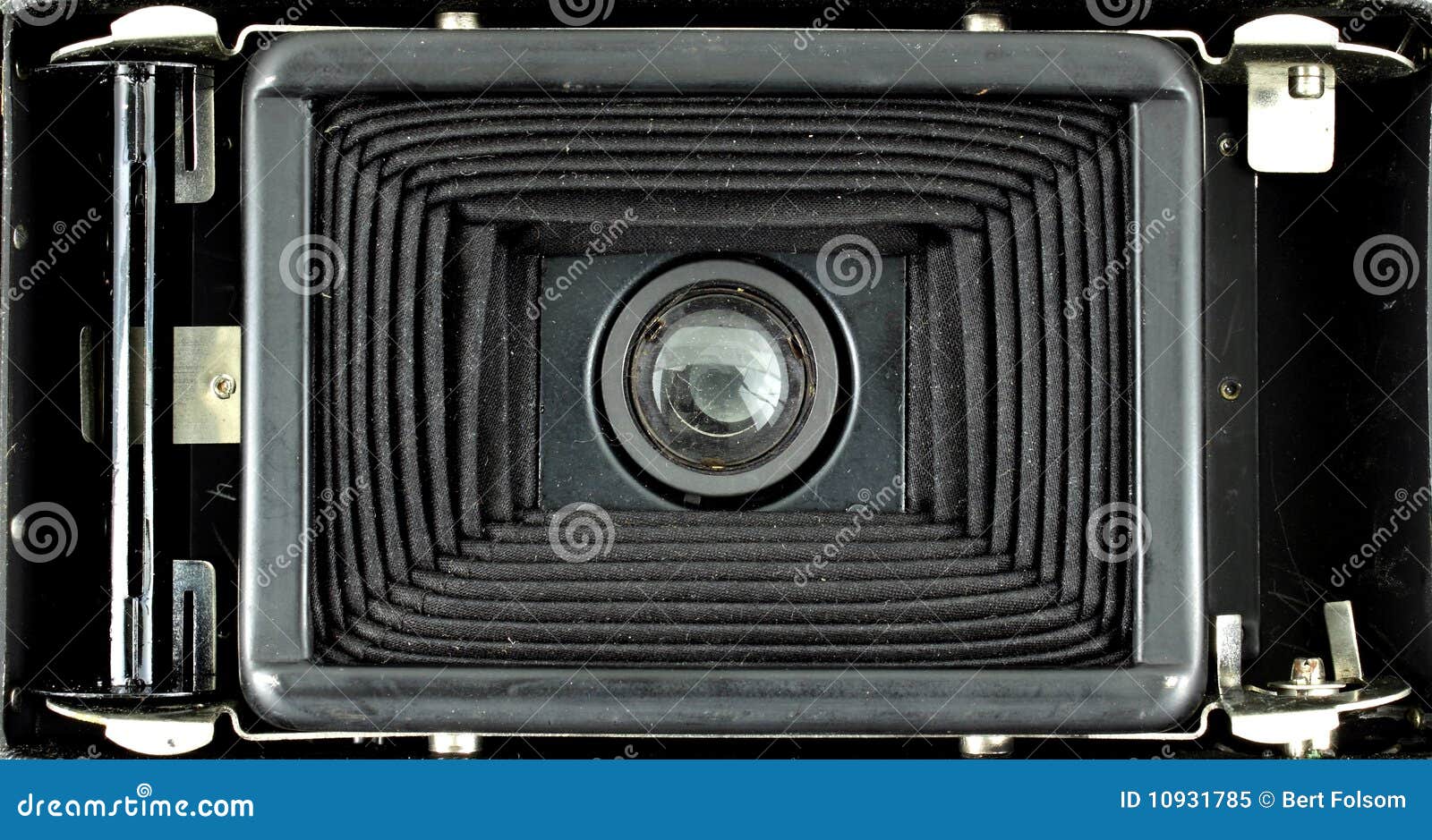 The Bellows of a Medium Format Film Folding Camera Stock Image - Image ...