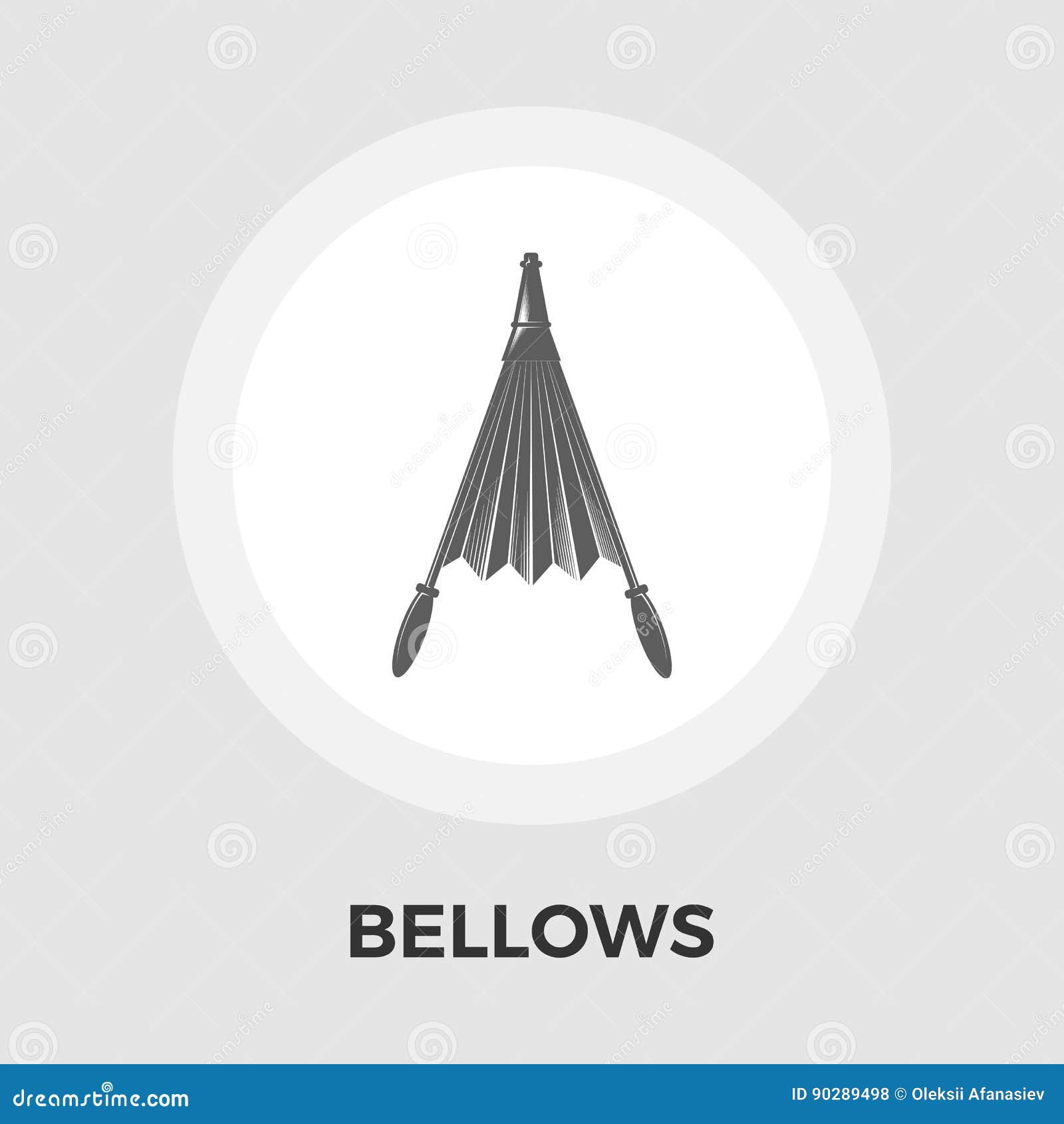 Bellows Vector Flat Icon stock vector. Illustration of supercharger ...