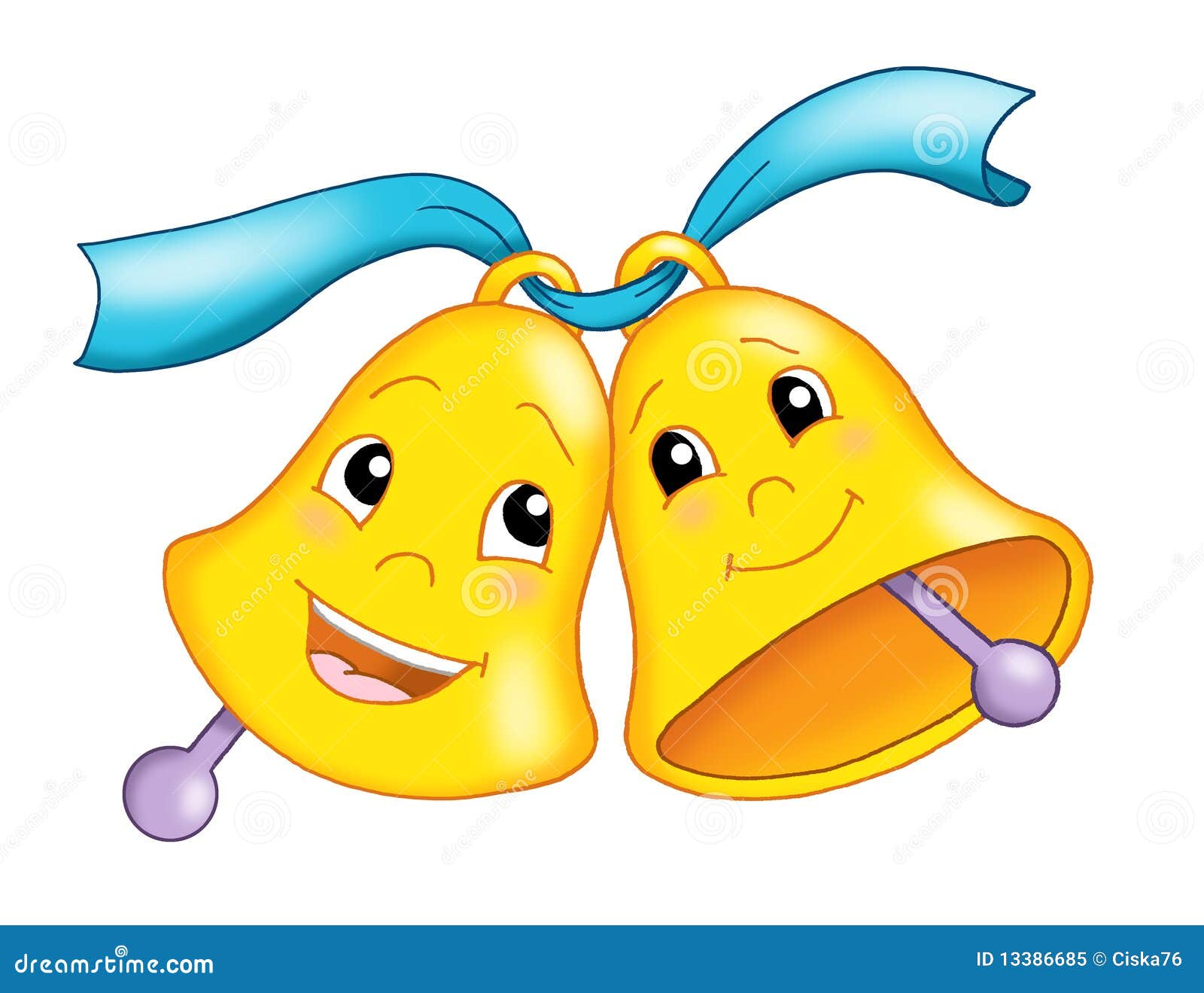 Bells stock illustration. Illustration of children, colored - 13386685