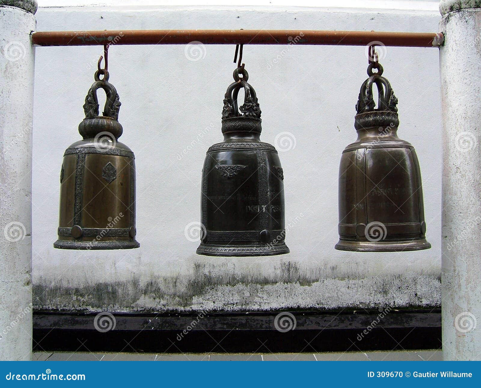Bells stock photo. Image of china, three, religious, site - 309670