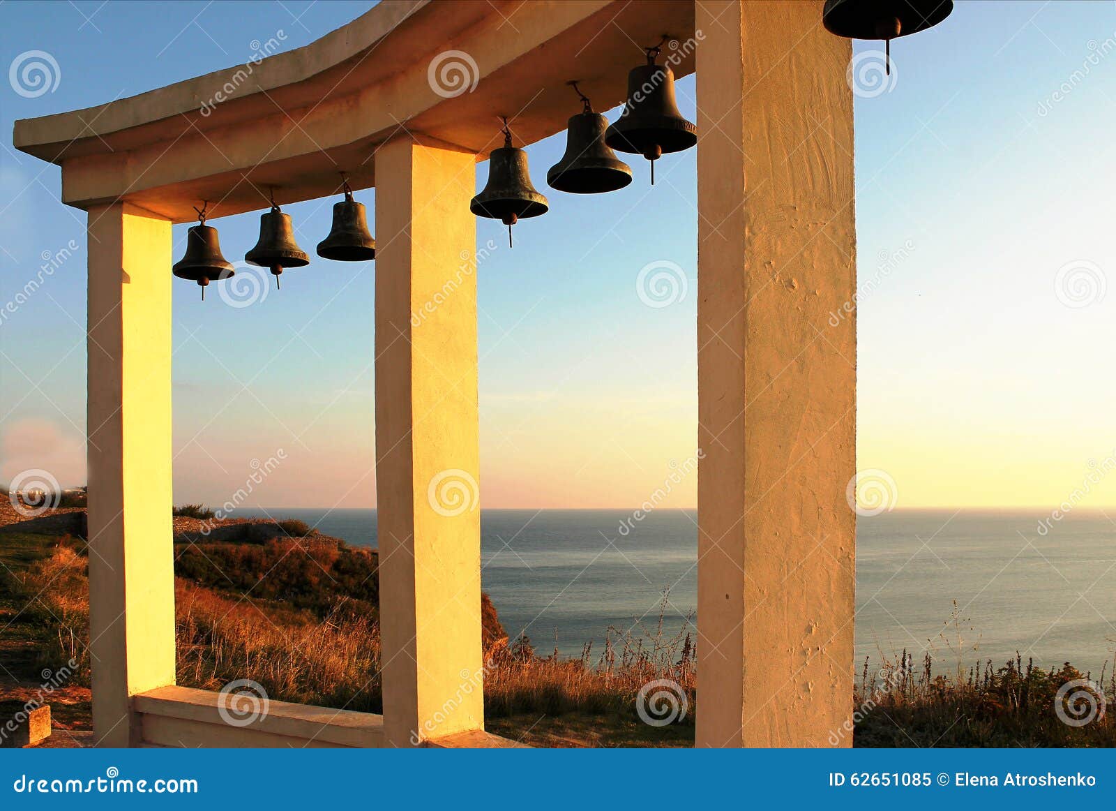 Bells stock image. Image of bell, ancient, blue, scene - 62651085