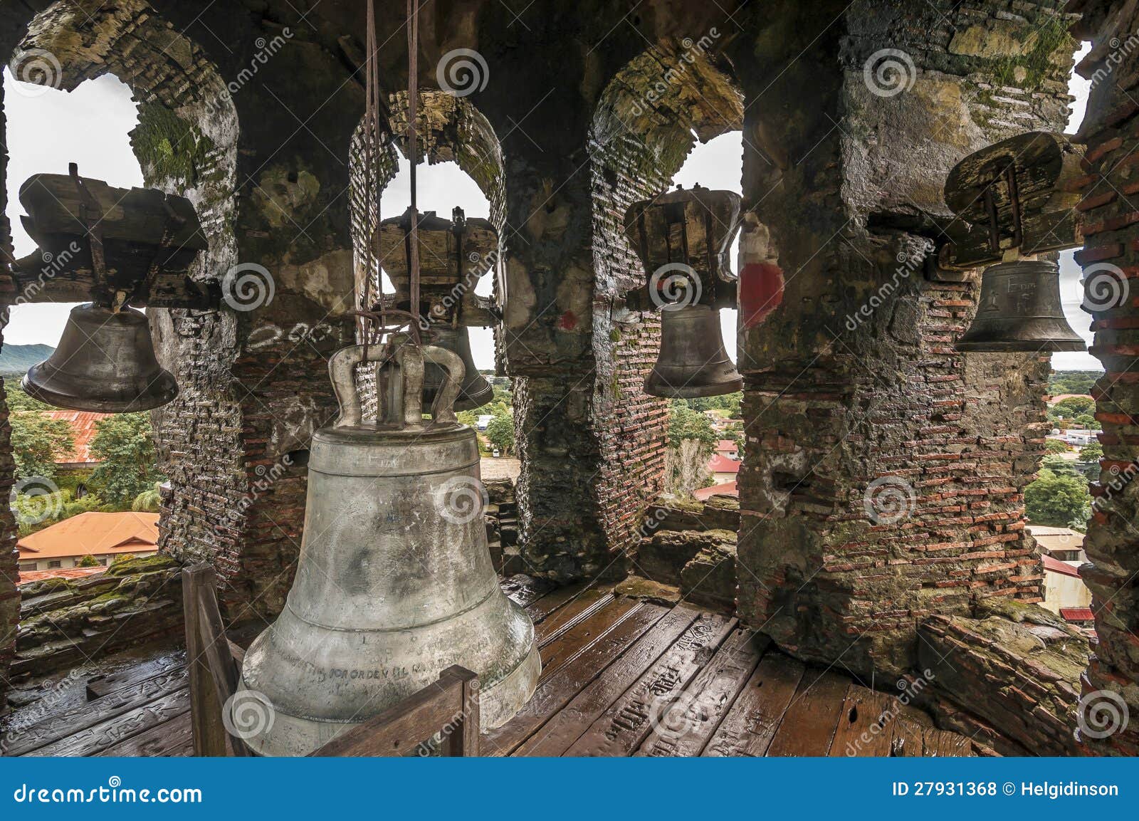 Bells of bantay tower stock photo. Image of earth, house - 27931368