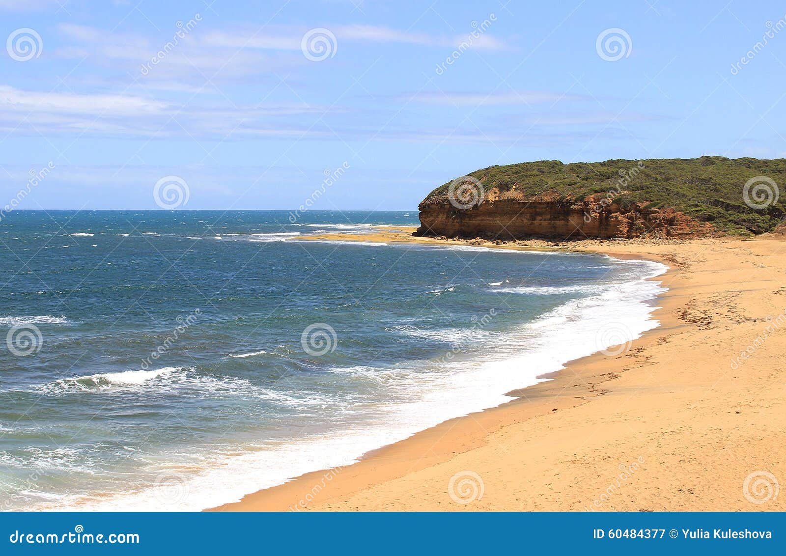 Bells Beach stock image. Image of clouds, amazing, brown - 60484377
