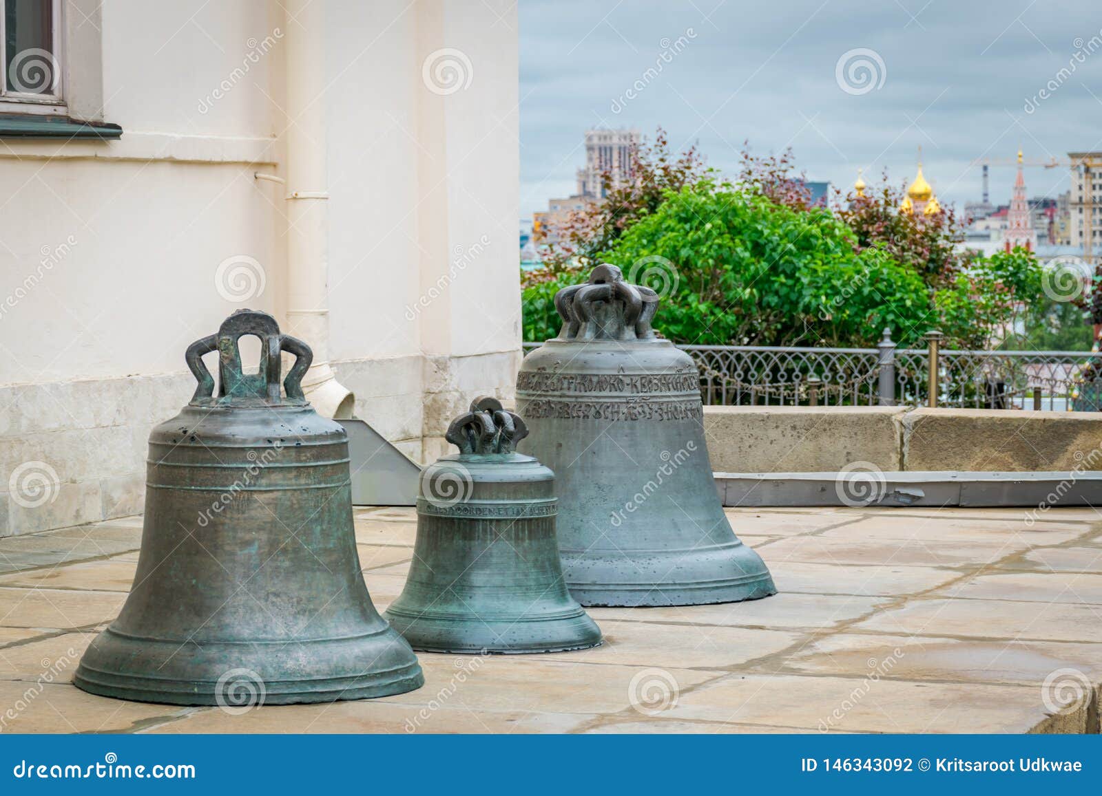 The Bells at Dormition Cathedral and Ivan the Great Bell-Tower in the ...