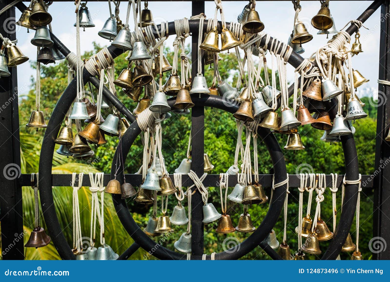 Bells of Love stock photo. Image of ring, bell, hang - 124873496