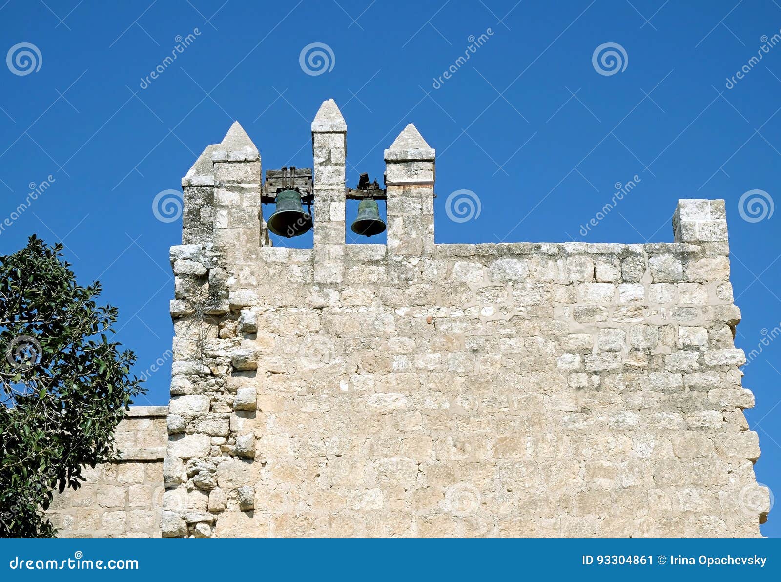 Bells in the Monastery Beit Jamal Stock Image - Image of monastery ...