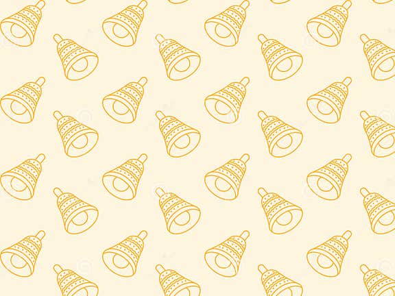 Bells Pattern. Vector Christmas Illustration Stock Illustration ...