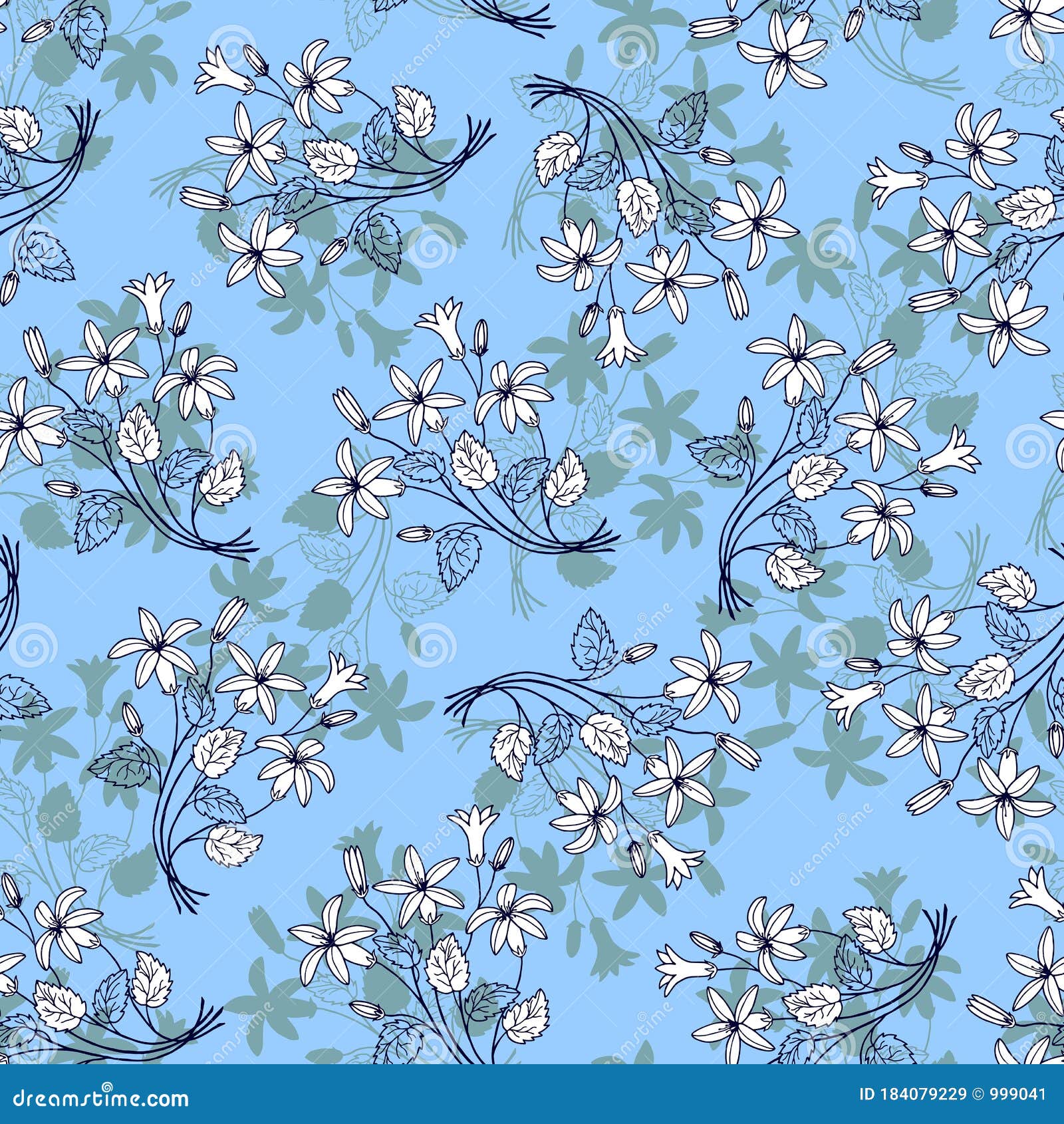 Bells Seamless Pattern. Vector Stock Illustration Eps 10. Stock Vector ...