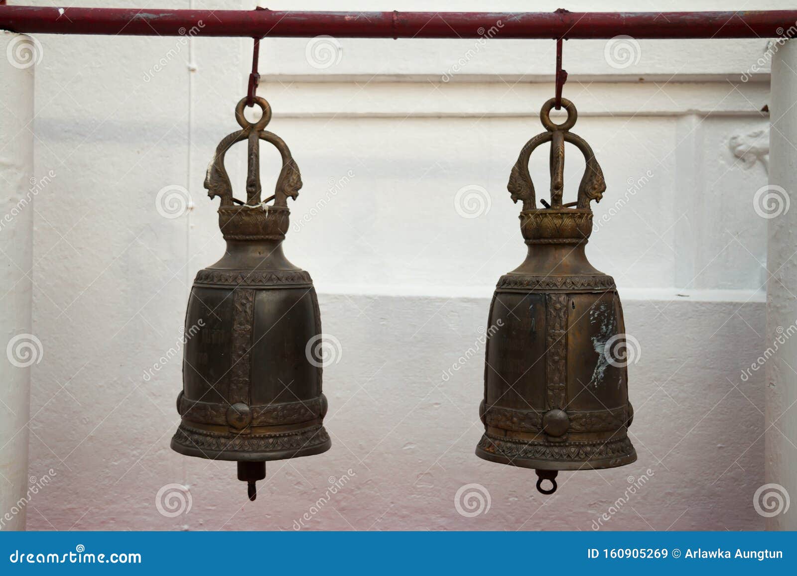 2 bells in the temple stock image. Image of notice, history - 160905269