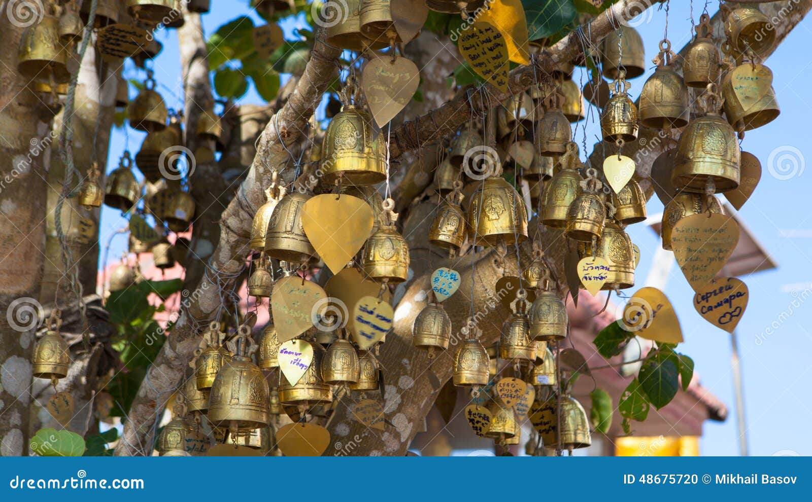 Bells Row In Thailand Temple Royalty-Free Stock Image | CartoonDealer ...