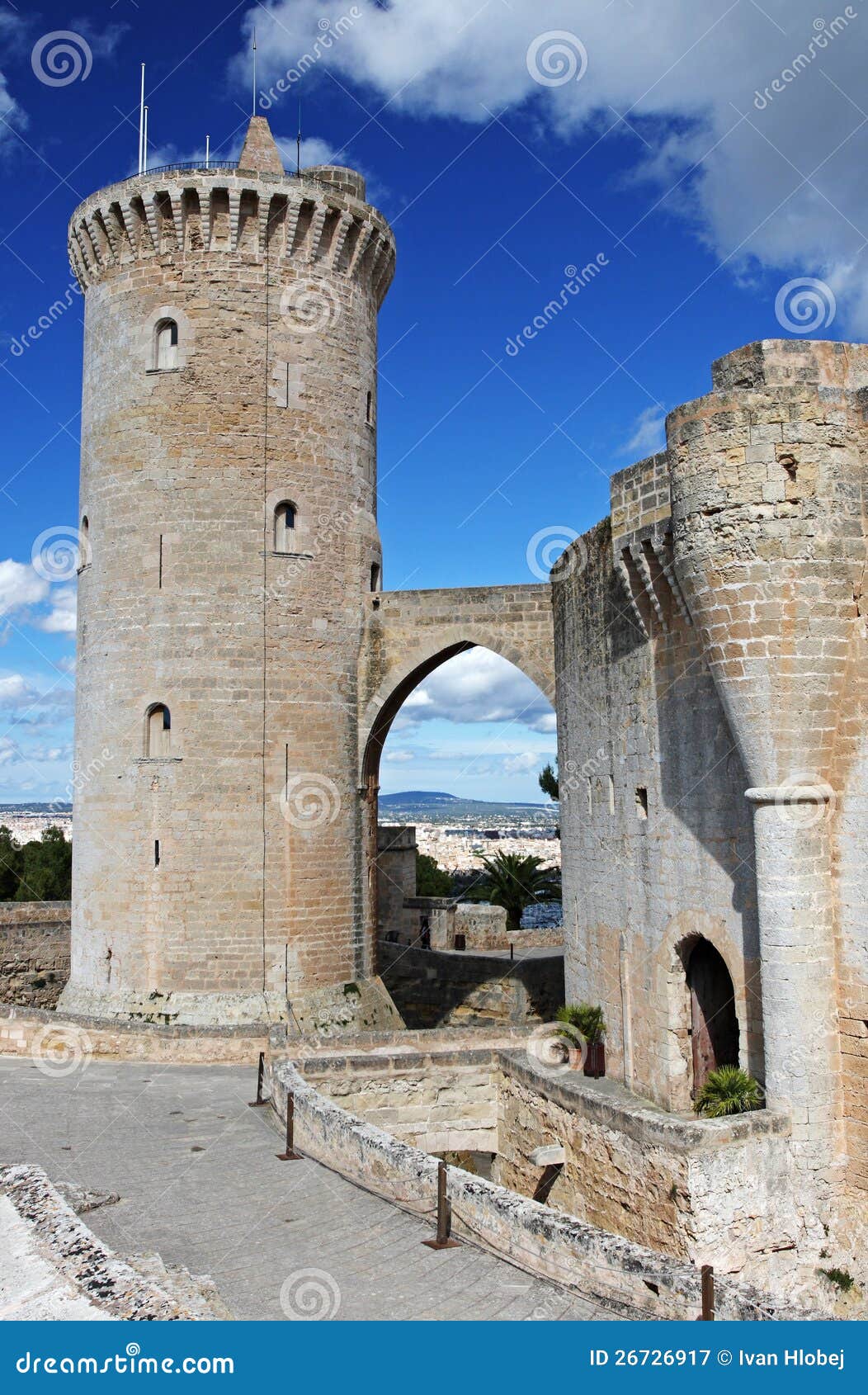 Bellver Castle , Palma , Mallorca Stock Image - Image of belver ...