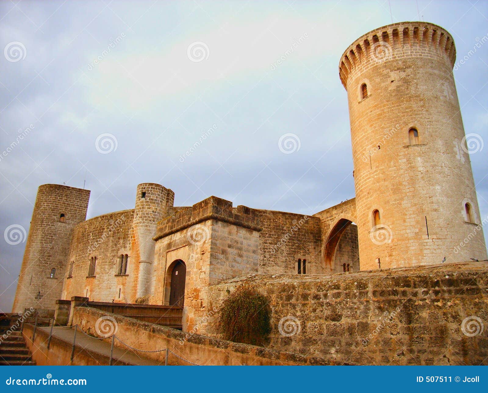 Bellver Castle stock image. Image of kingdom, knight, prince - 507511
