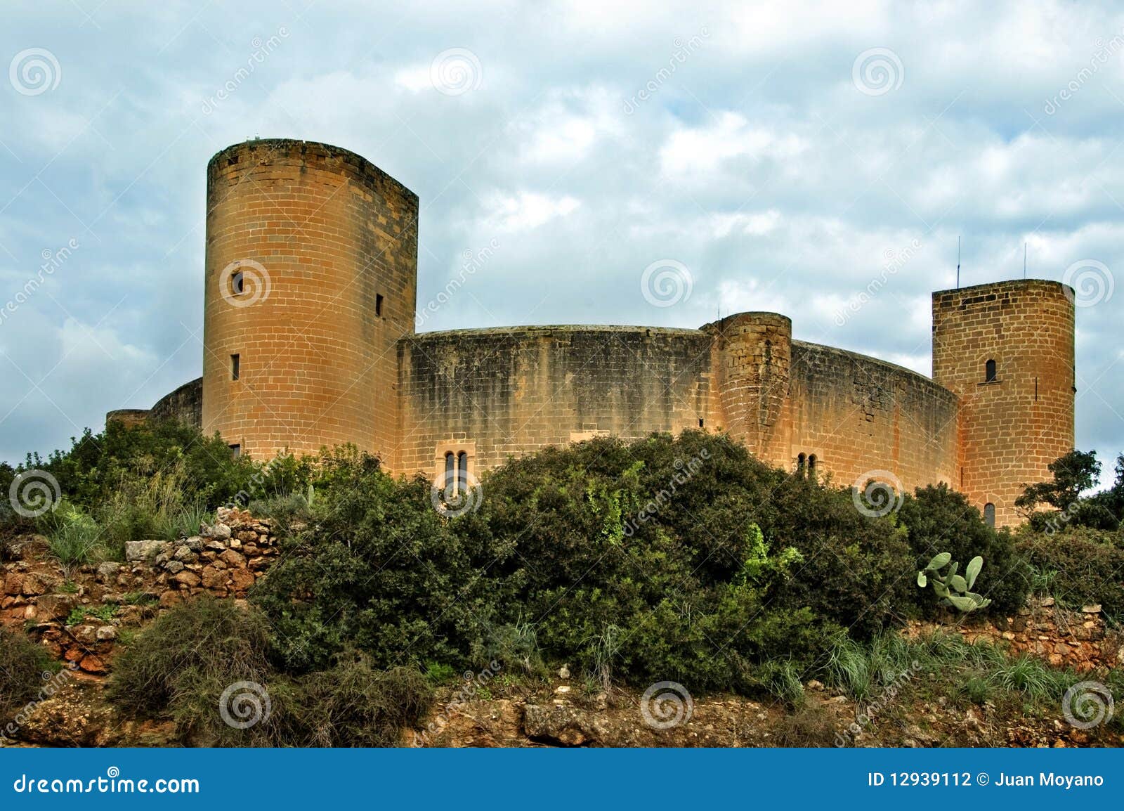 Bellver Castle, Mallorca stock photo. Image of ancient - 12939112