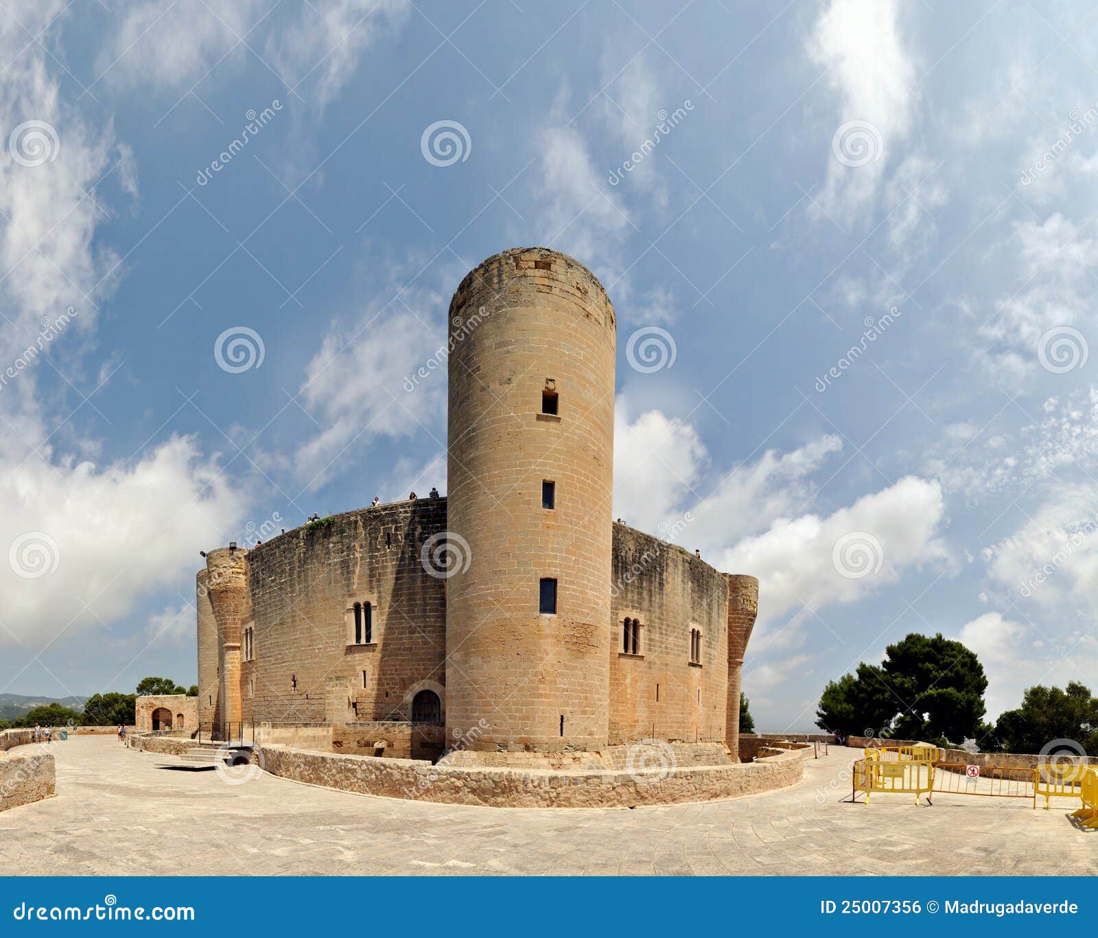 Bellver Castle in Palma De Mallorca, Spain Stock Photo - Image of ...