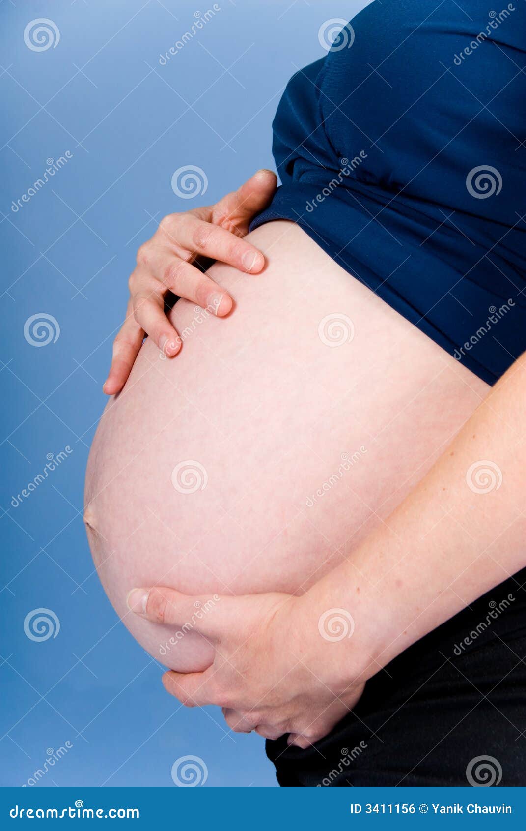 Belly stock photo. Image of blue, abdomen, newborn, motherhood - 3411156