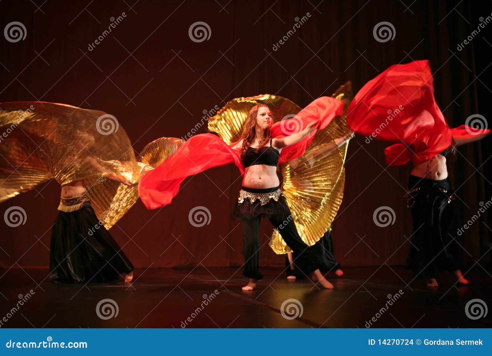 Belly dancer editorial stock image. Image of girl, beads - 14270724