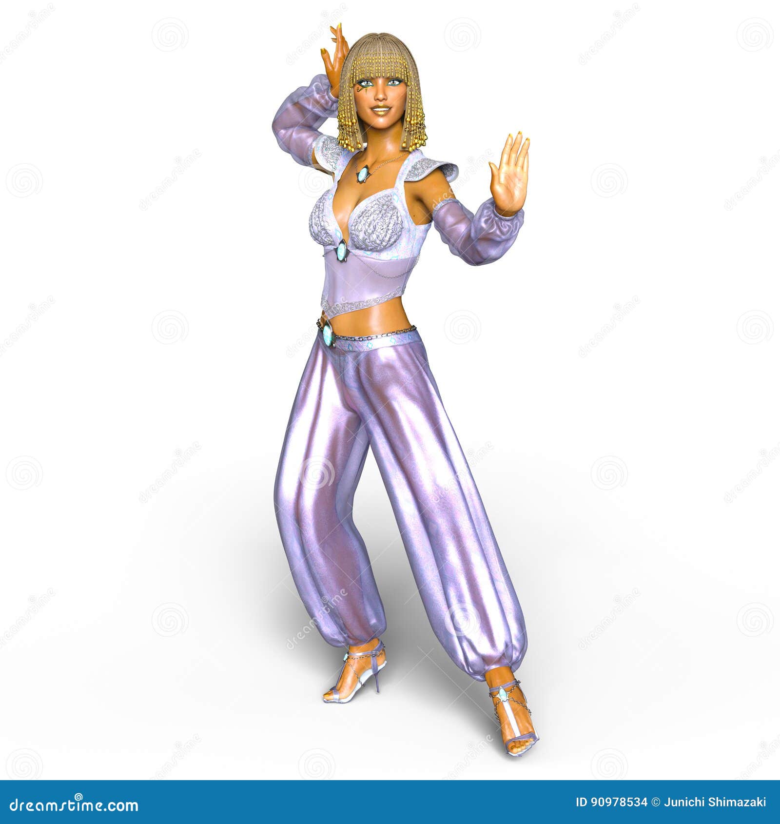 Belly Dancer Stock Illustration Illustration Of Belly 90978534