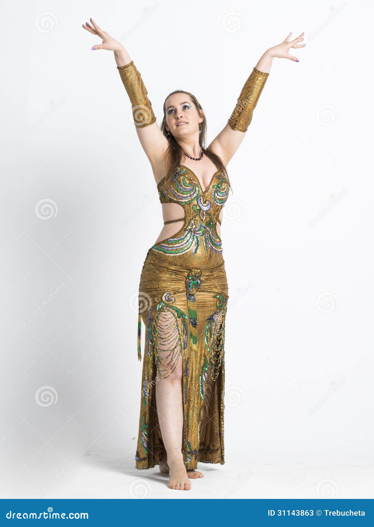 Belly dancer woman stock image. Image of belly, lady - 31143863