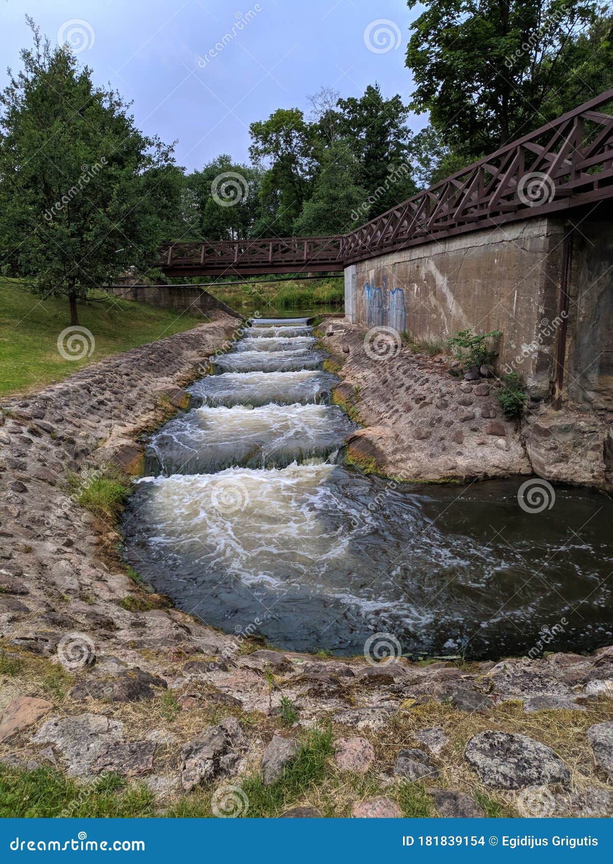 Belmont fish cascade stock photo. Image of watercourse - 181839154
