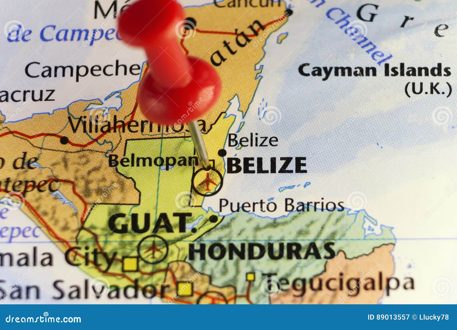 Belmopan capital of Belize stock illustration. Illustration of travel ...