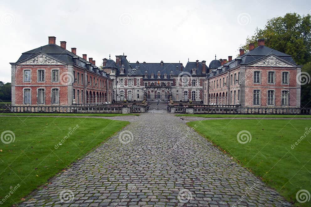 Beloeil castle stock image. Image of castles, cobblestone - 27019217