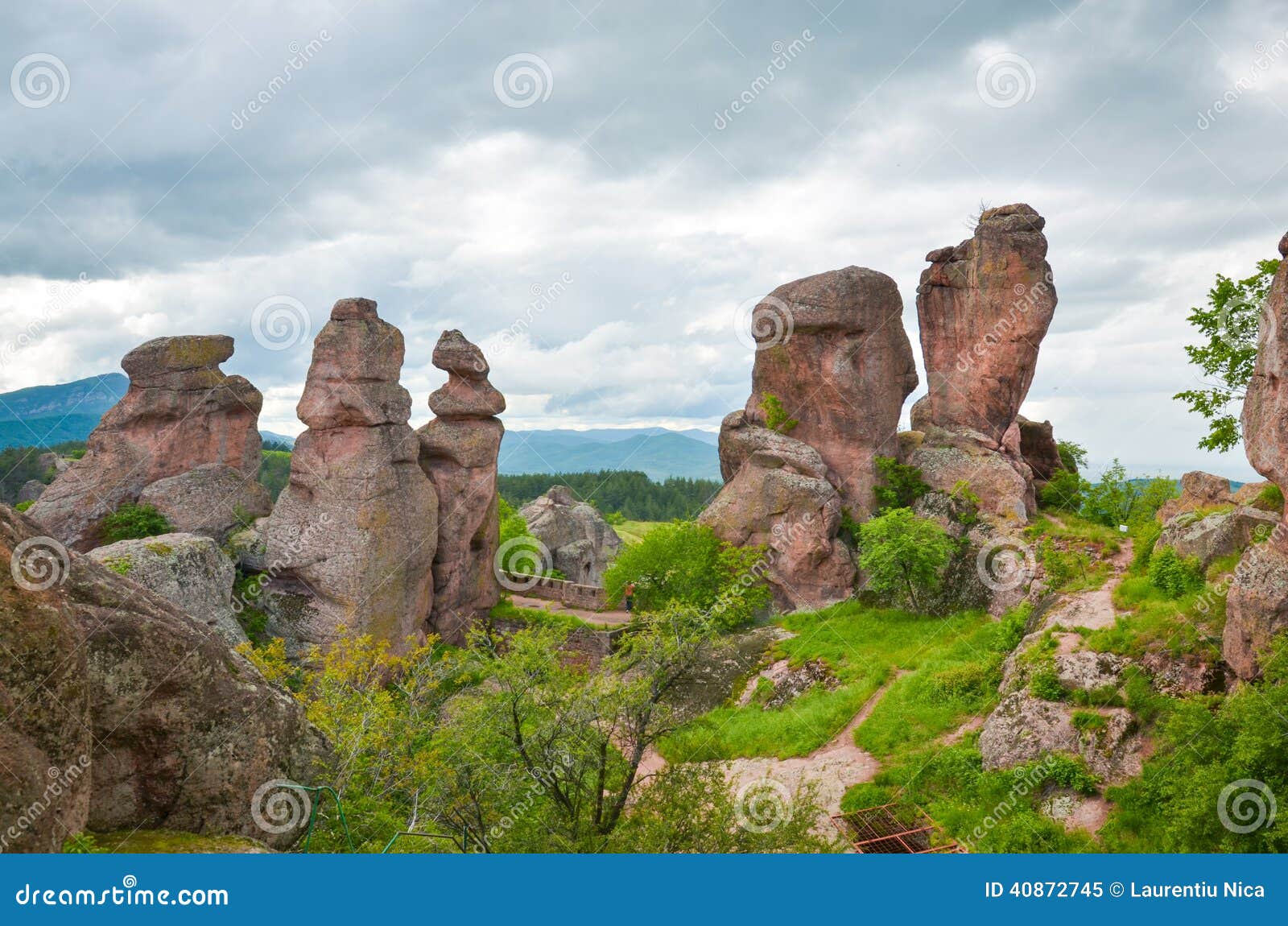 Belogradchik Rocks stock image. Image of canyon, bulgaria - 40872745