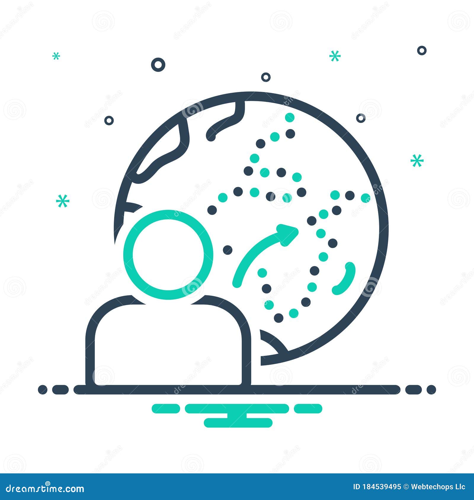 Mix Icon For Belong, Place And Environment Stock Illustration ...