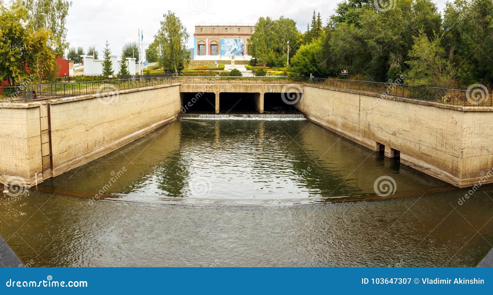 The Dam on the Belaya River. Beloretsk Editorial Photography - Image of ...