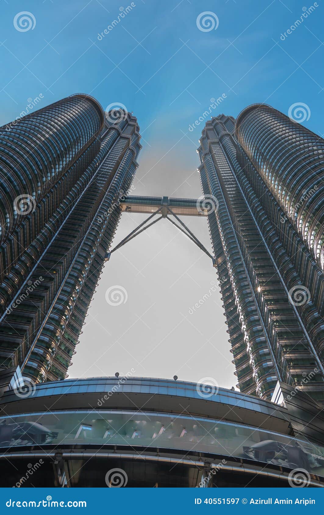 From below KLCC editorial photography. Image of landmark - 40551597